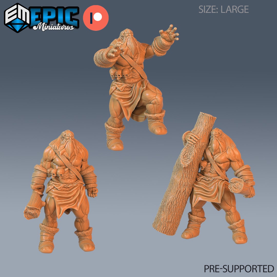 Snow Cyclops - Epic Miniatures | #60 Ancient Cold - Etsy