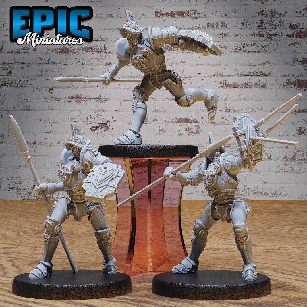 Construct Gladiator - Epic Miniatures | #109 - Steam Society - Etsy