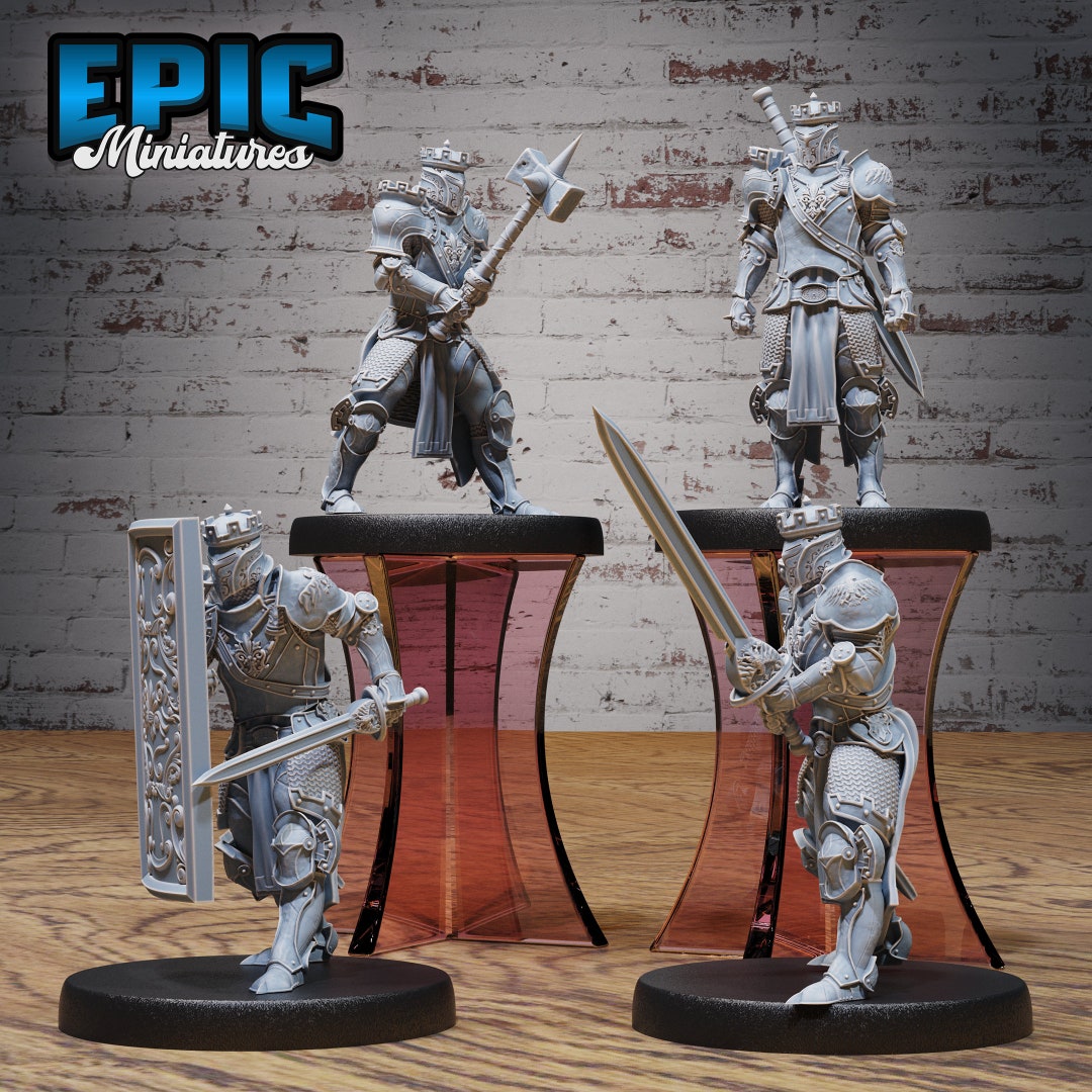Tower Knight Series - Epic Miniatures | Chivalry Garden - Etsy