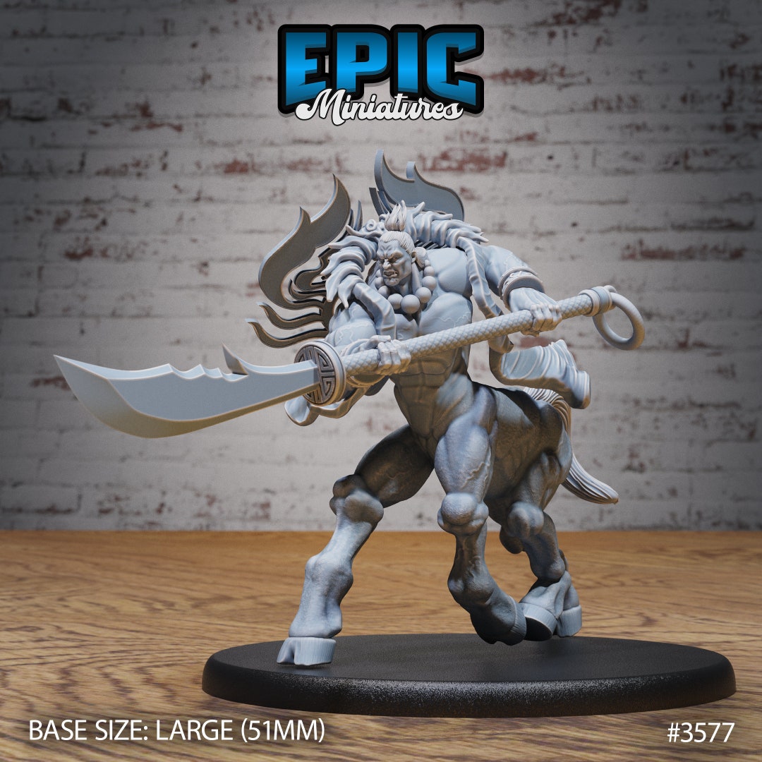 Divine Centaur Series - Epic Miniatures | Iron Fist Tournament - Etsy
