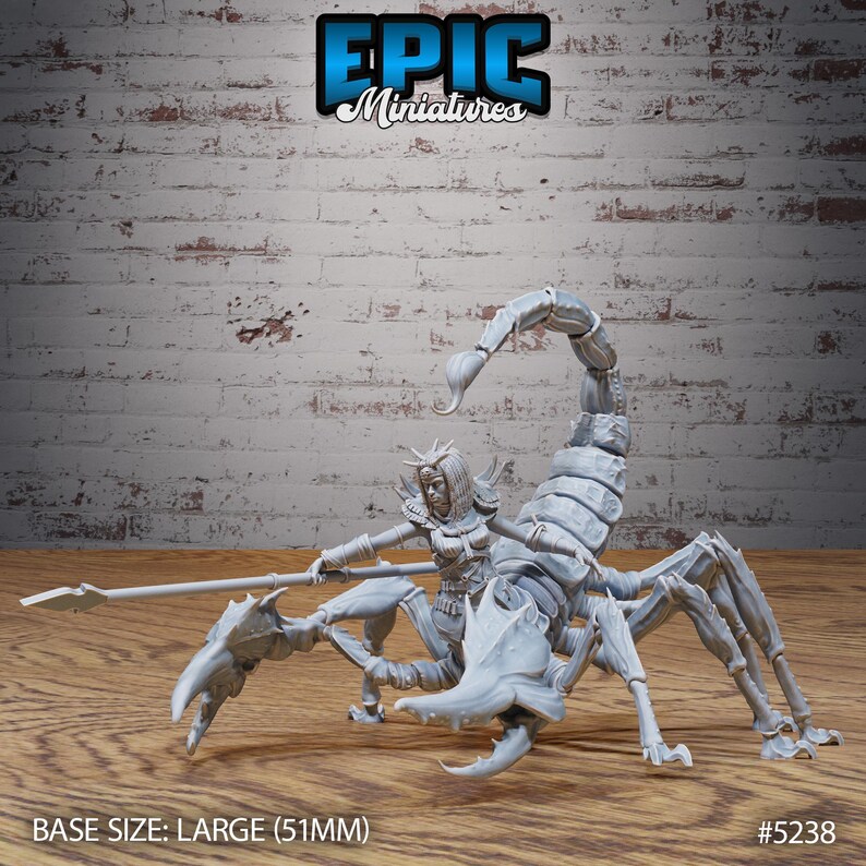 Scorpion Centaur Lady - Epic Miniatures | #118 - Oriental Fortress - Etsy