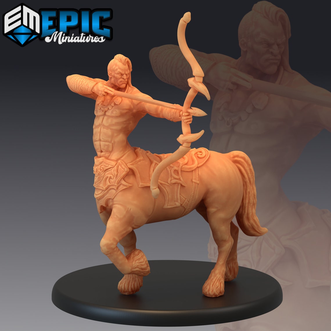 Centaur Archer - Epic Miniatures | Horseman, Archer, Bow, Centaur - Etsy