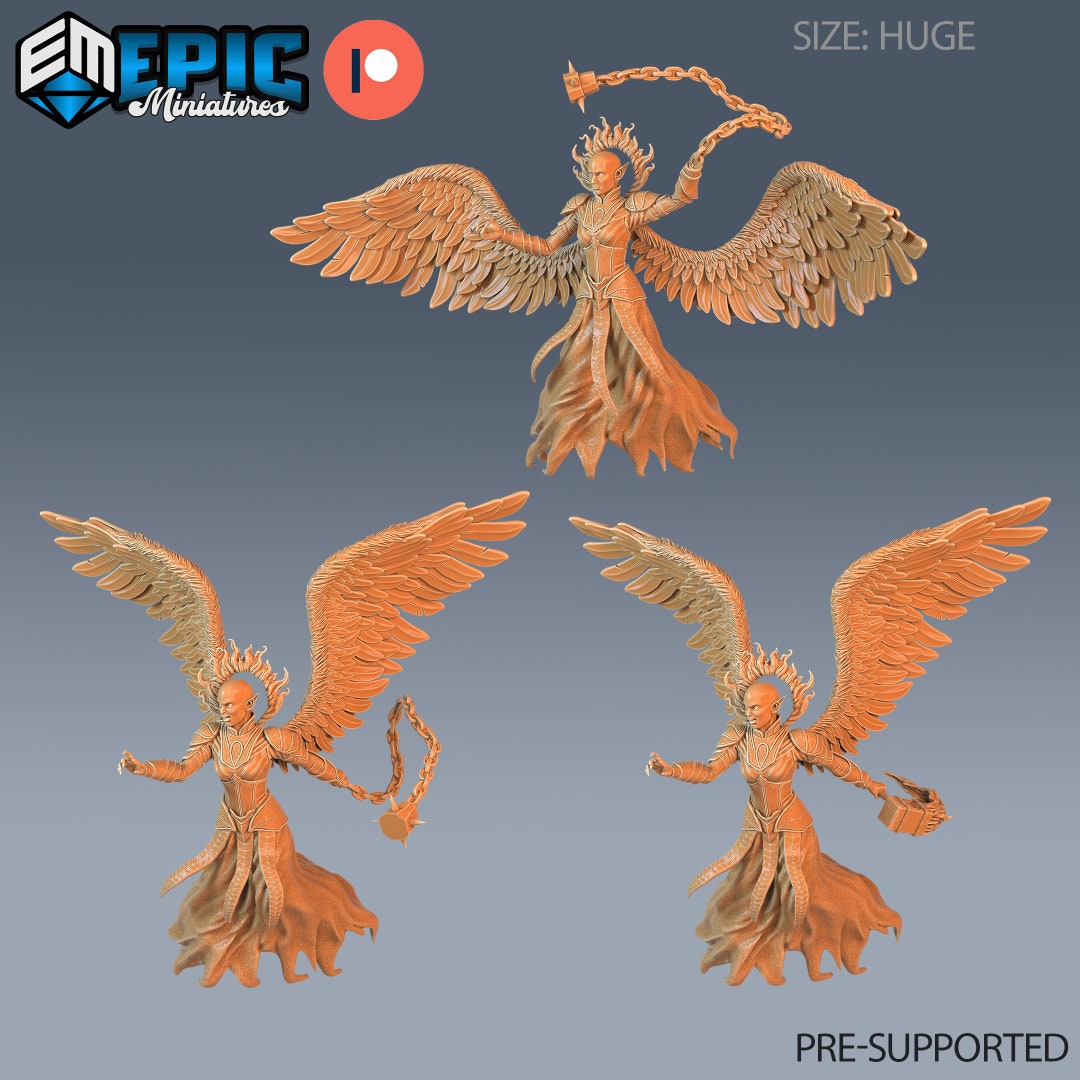 Hells Angel Zariel - Epic Miniatures | #67 Demonic Foulness - Etsy