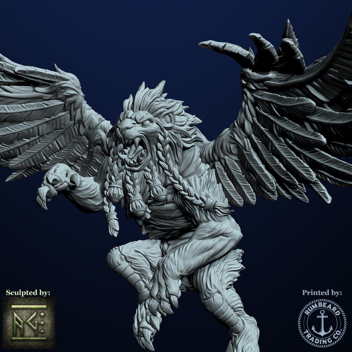 Proudmane the Winged Lion Artisan Guild Gryphon - Etsy