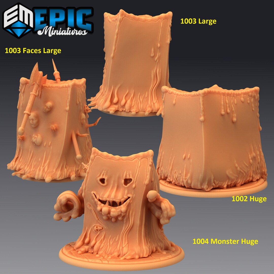 Cube Slime Series - Epic Miniatures | Large | Construct, Masculine - Etsy
