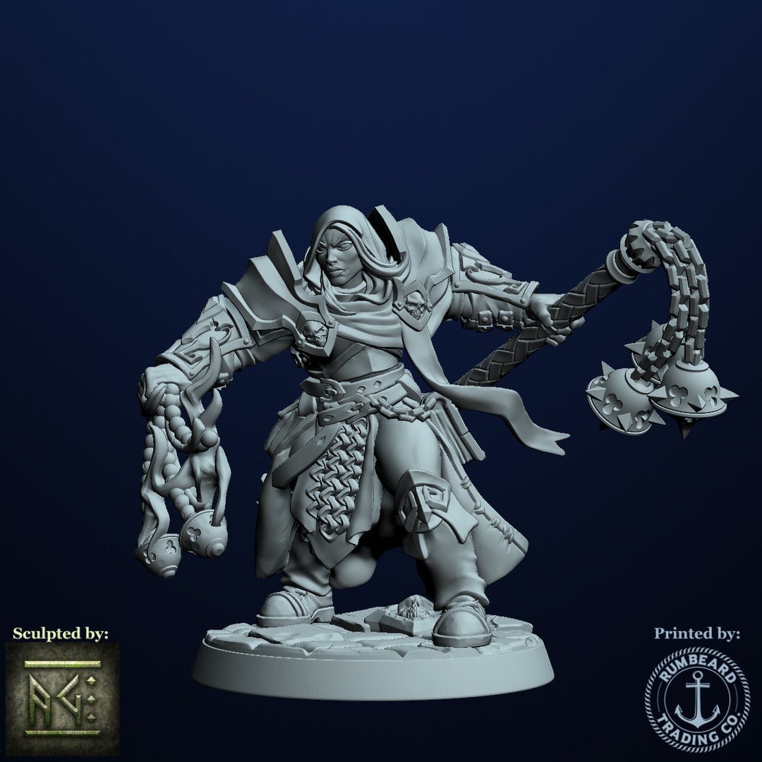 Requiem Templar D Artisan Guild Human Cleric Warrior - Etsy UK