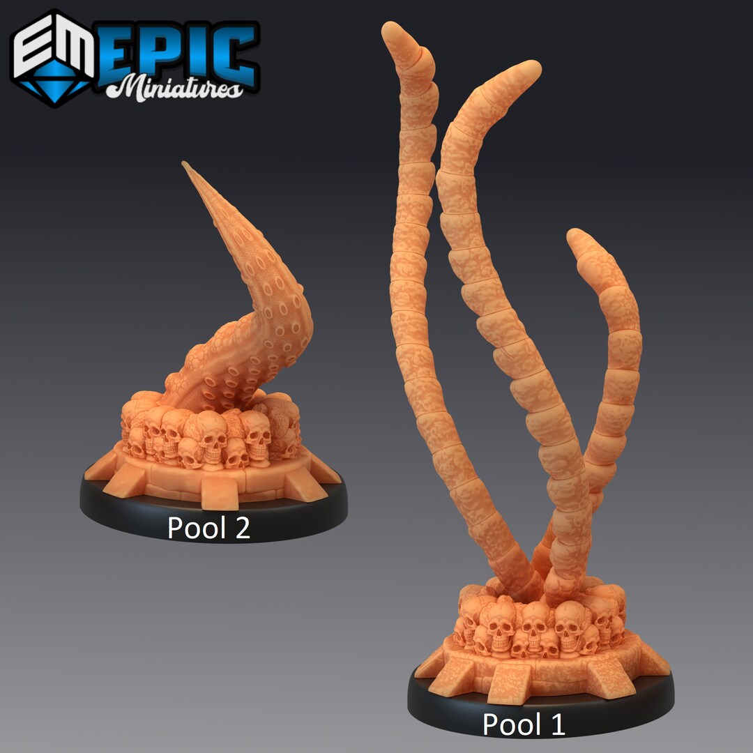 Mother Brain Tentacle Pool 2 Epic Miniatures Medium Monstrosity - Etsy UK