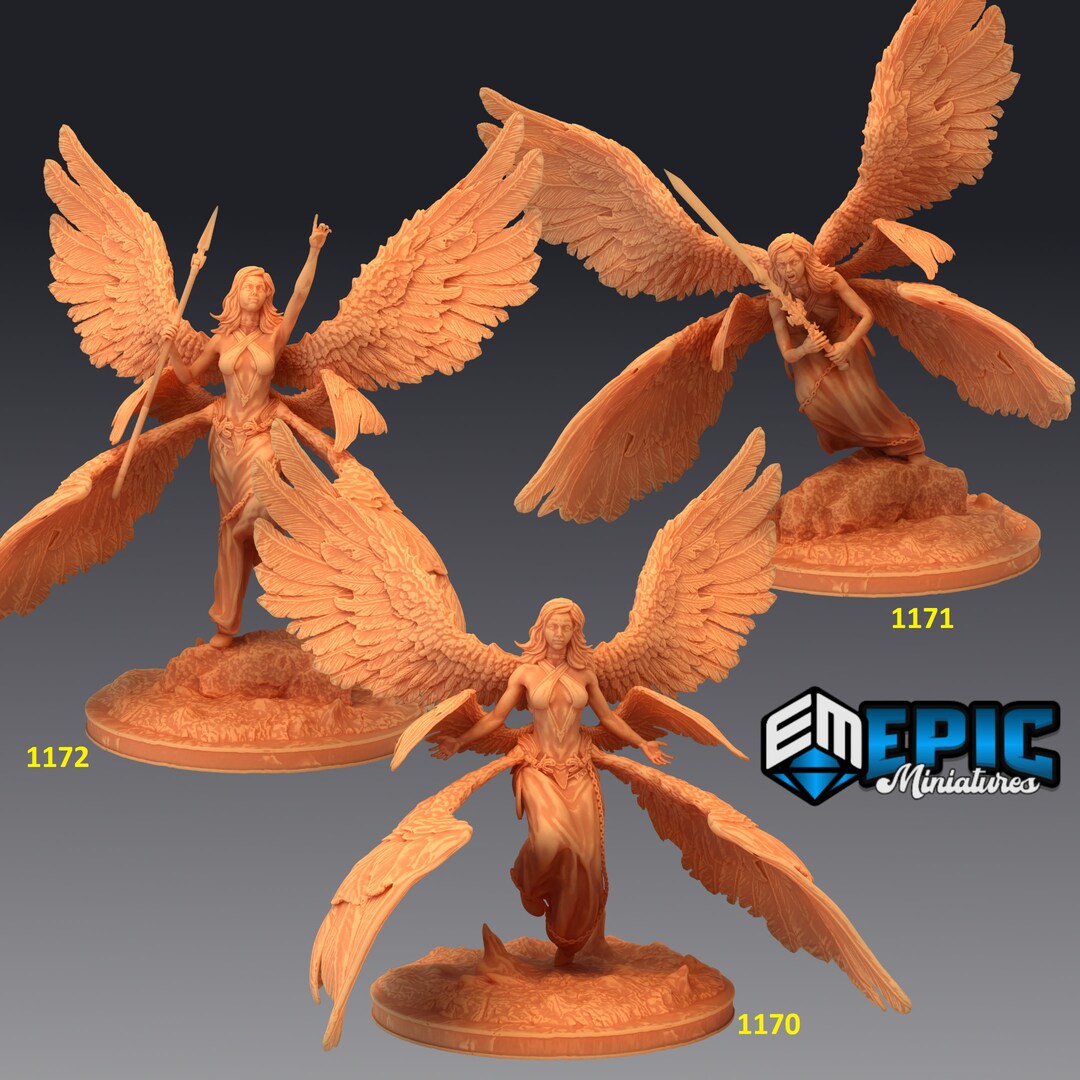 Seraphim Angel Series - Epic Miniatures | Large | Humanoids, Feminine ...