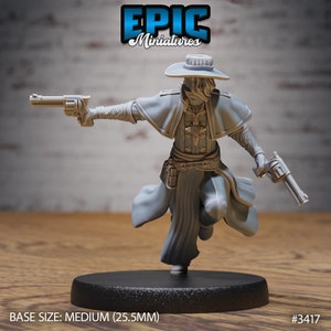 Holy Gunslinger Series - Epic Miniatures | Fantasy Wild West - Etsy