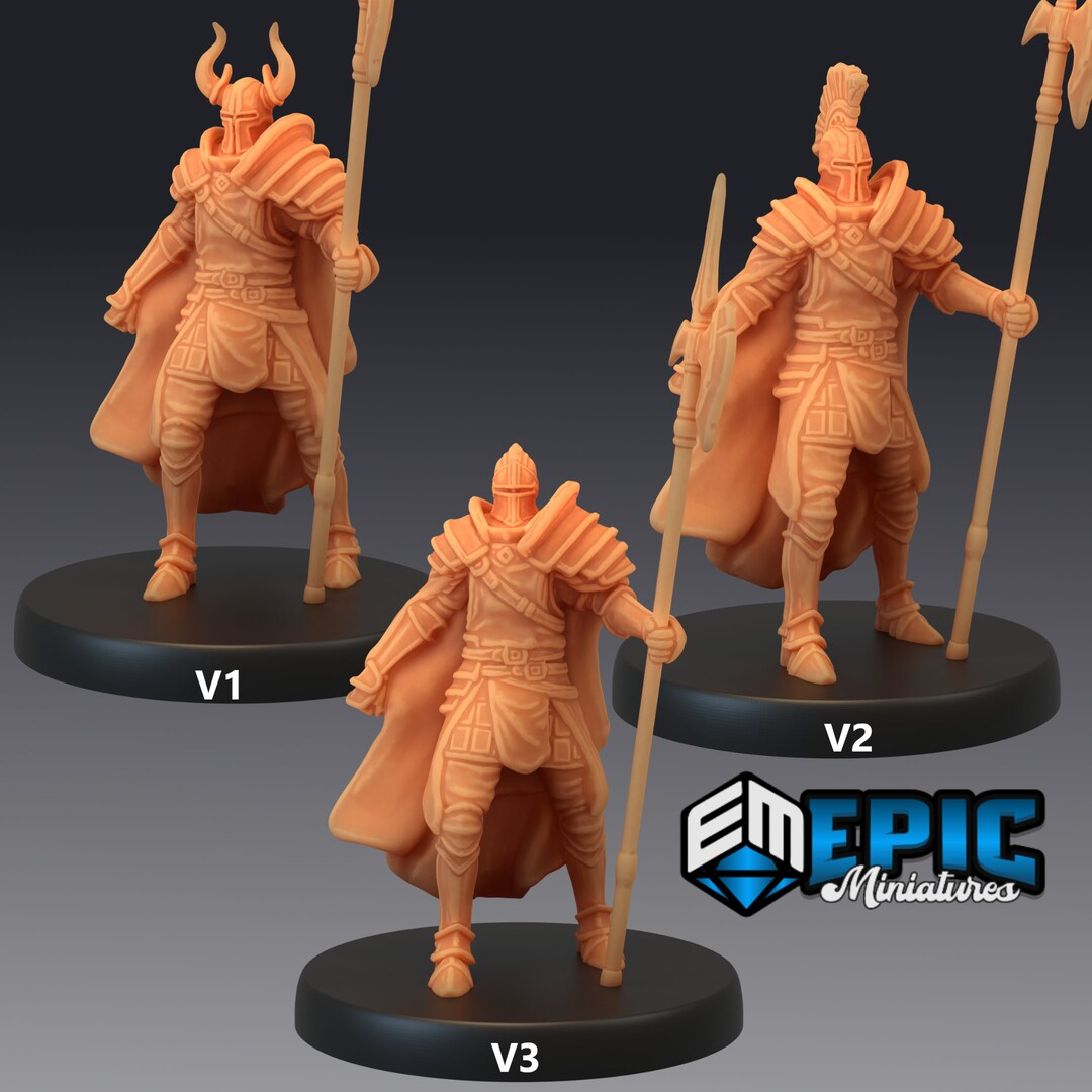 Royal Guard Watch V1 V2 V3 - Epic Miniatures | Knights, Watch, Horned ...