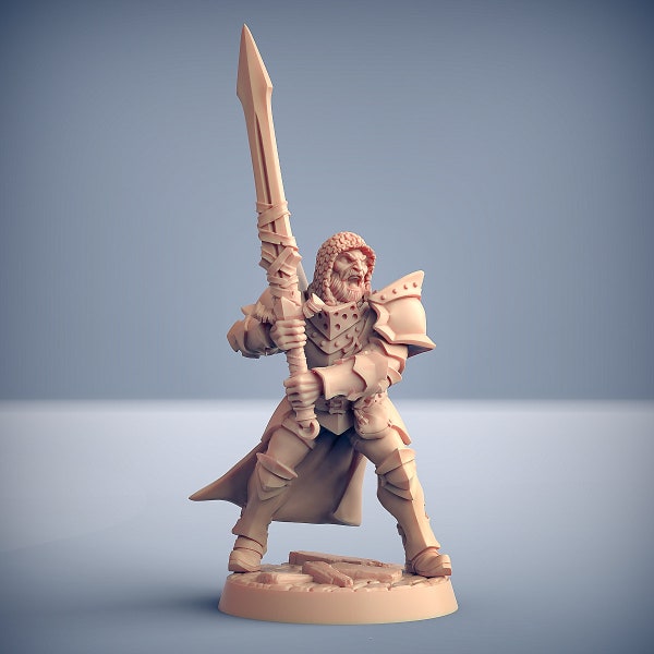 Human Fighter Greatsword - Etsy