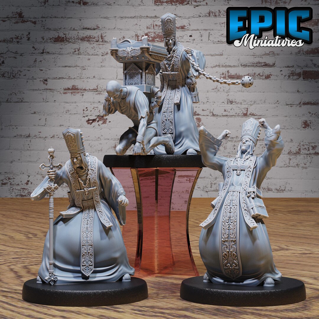 Fallen Bishop - Epic Miniatures | #106 - Faith Defender - Etsy