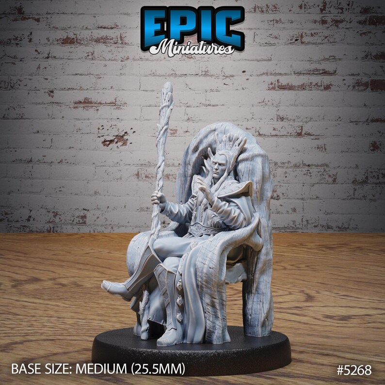 High Elf King - Epic Miniatures | #119 - Ancient Nature - Etsy