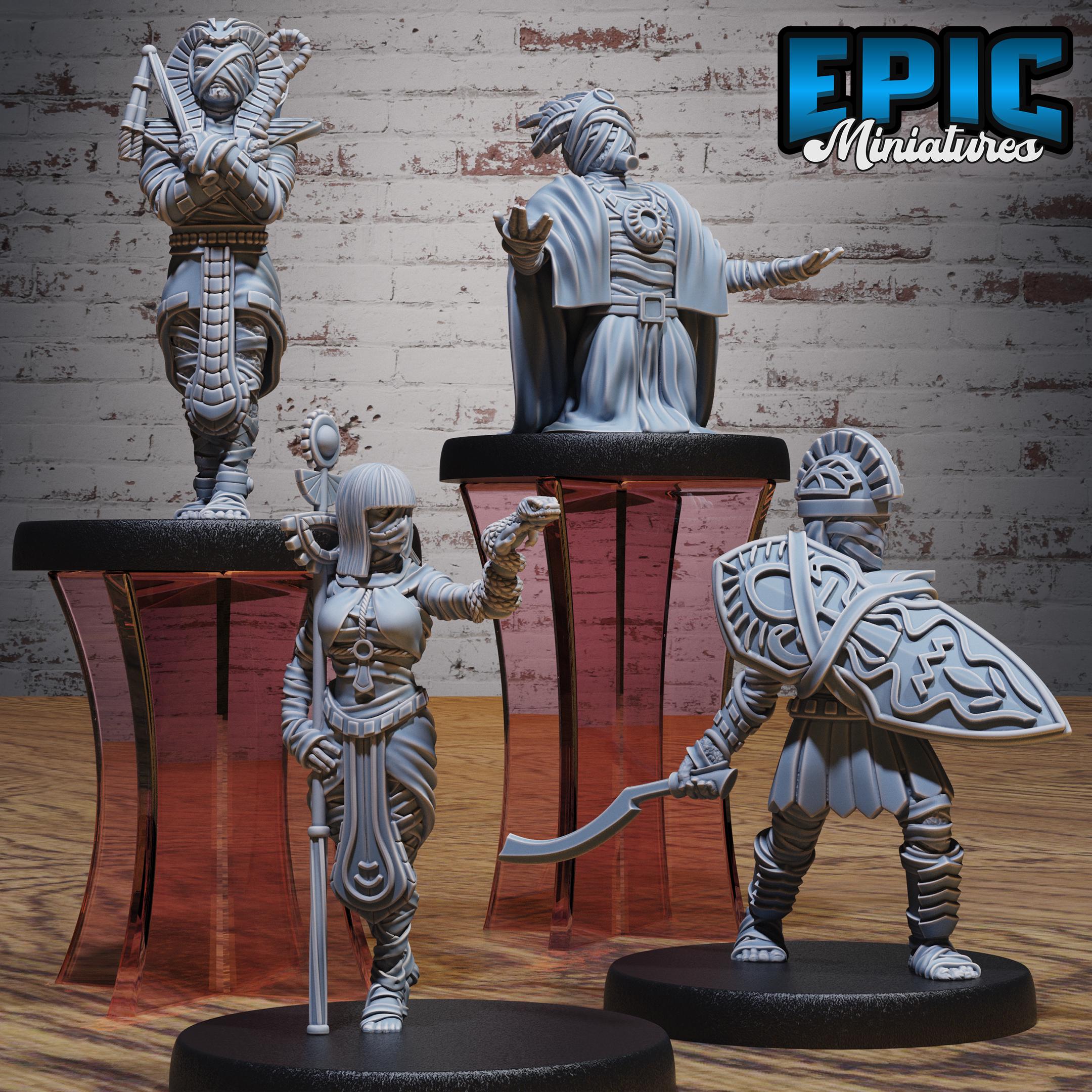 Mummy Army - Epic Miniatures | #123 -death Desert - Etsy
