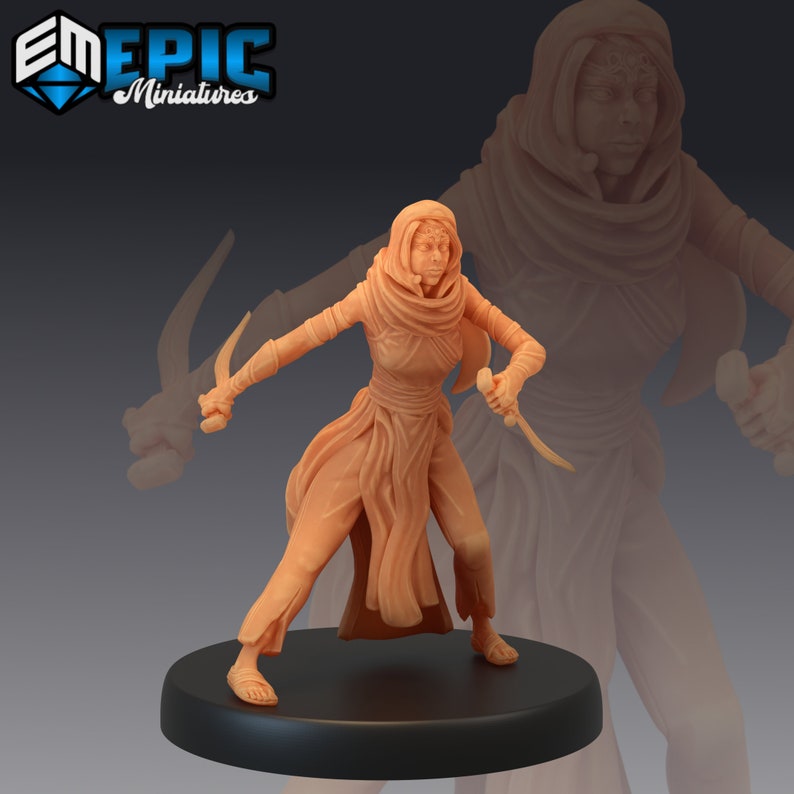 Viziers Assassin Attacking Epic Miniatures Vizier Human - Etsy