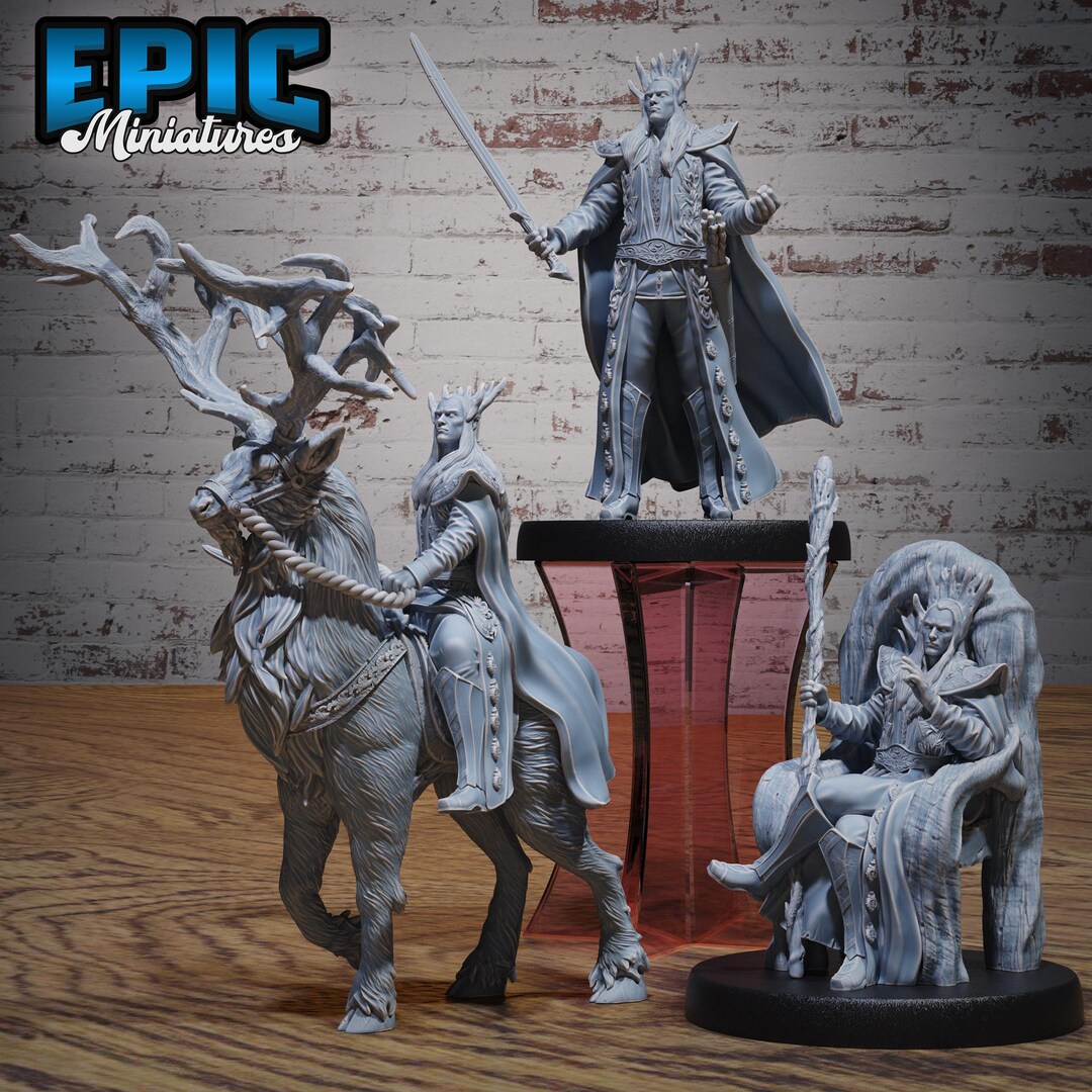 High Elf King - Epic Miniatures | #119 - Ancient Nature - Etsy