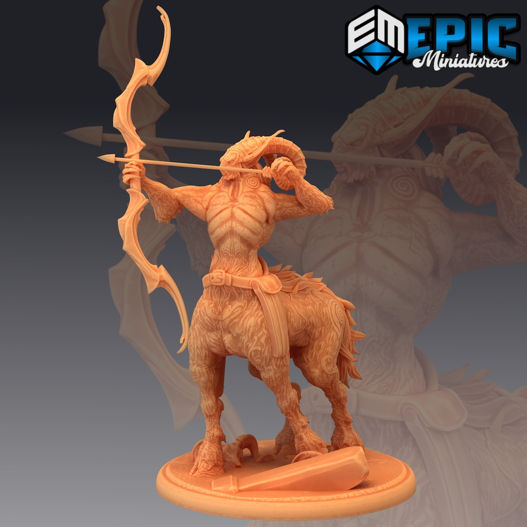 Centauroid Satyr Archer Epic Miniatures Centaur Satyr - Etsy