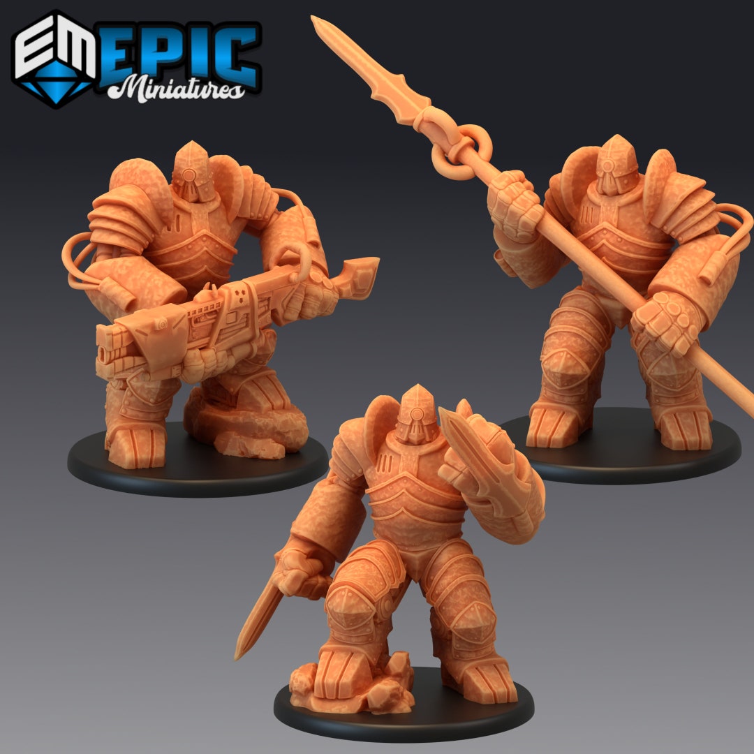 Iron Juggernaut - Epic Miniatures | Large | Construct, Masculine, Tool ...