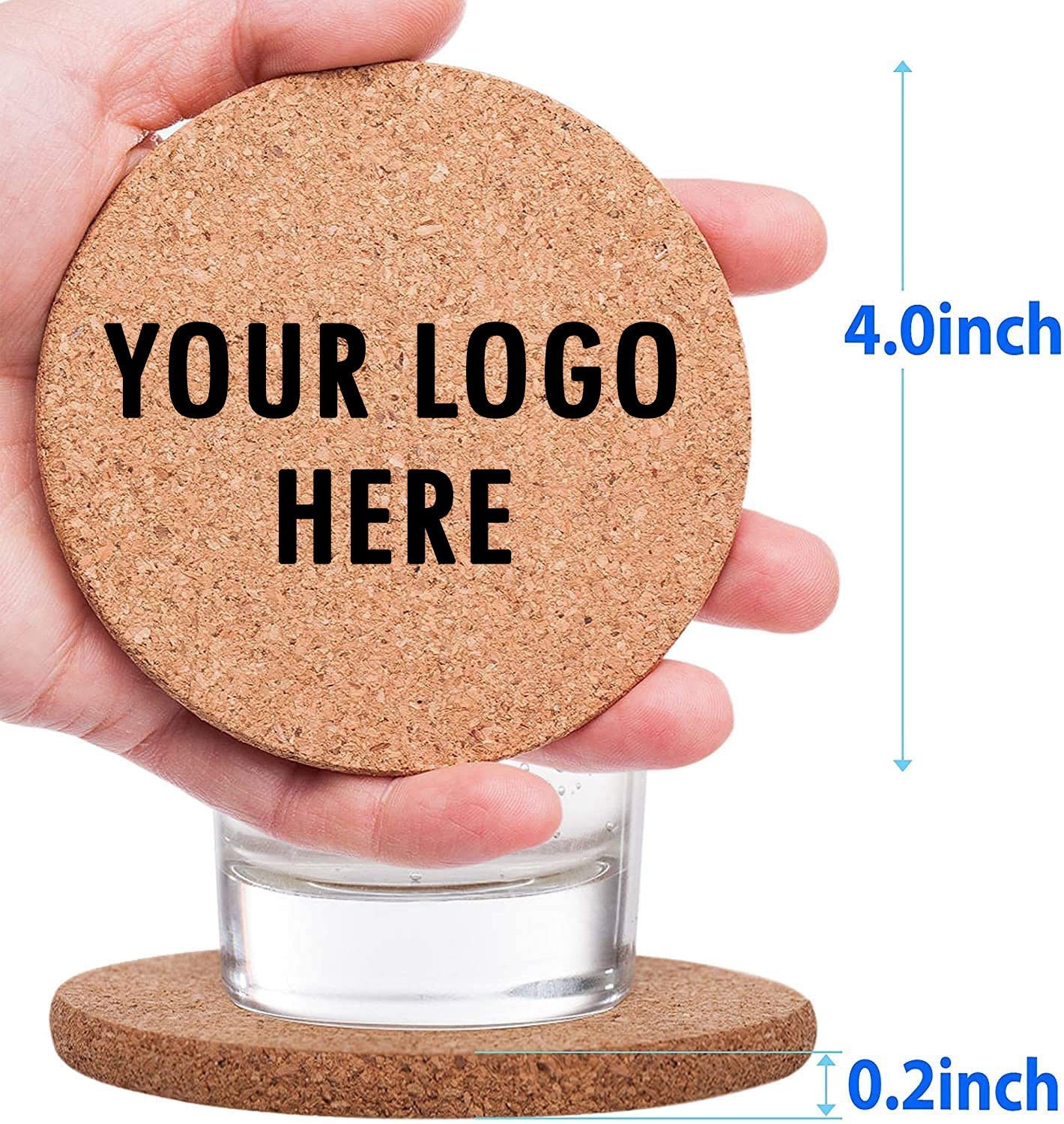 Cork Coasters (laser Engraved W/ Your Logo) Set of 140 - Etsy