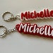 Personalised Cool Chunky 3d Printed Keychain Keyring – cool Font Style ...