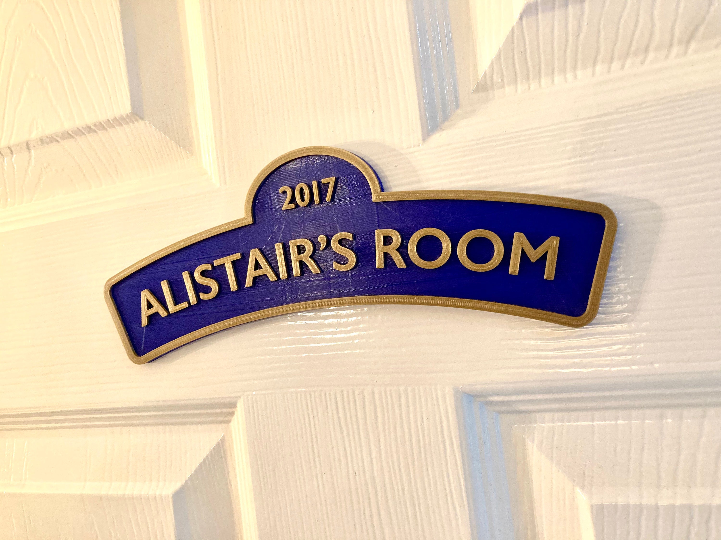 Personalised Train Nameplate Door Plaque Sign 3D Printed - Etsy UK