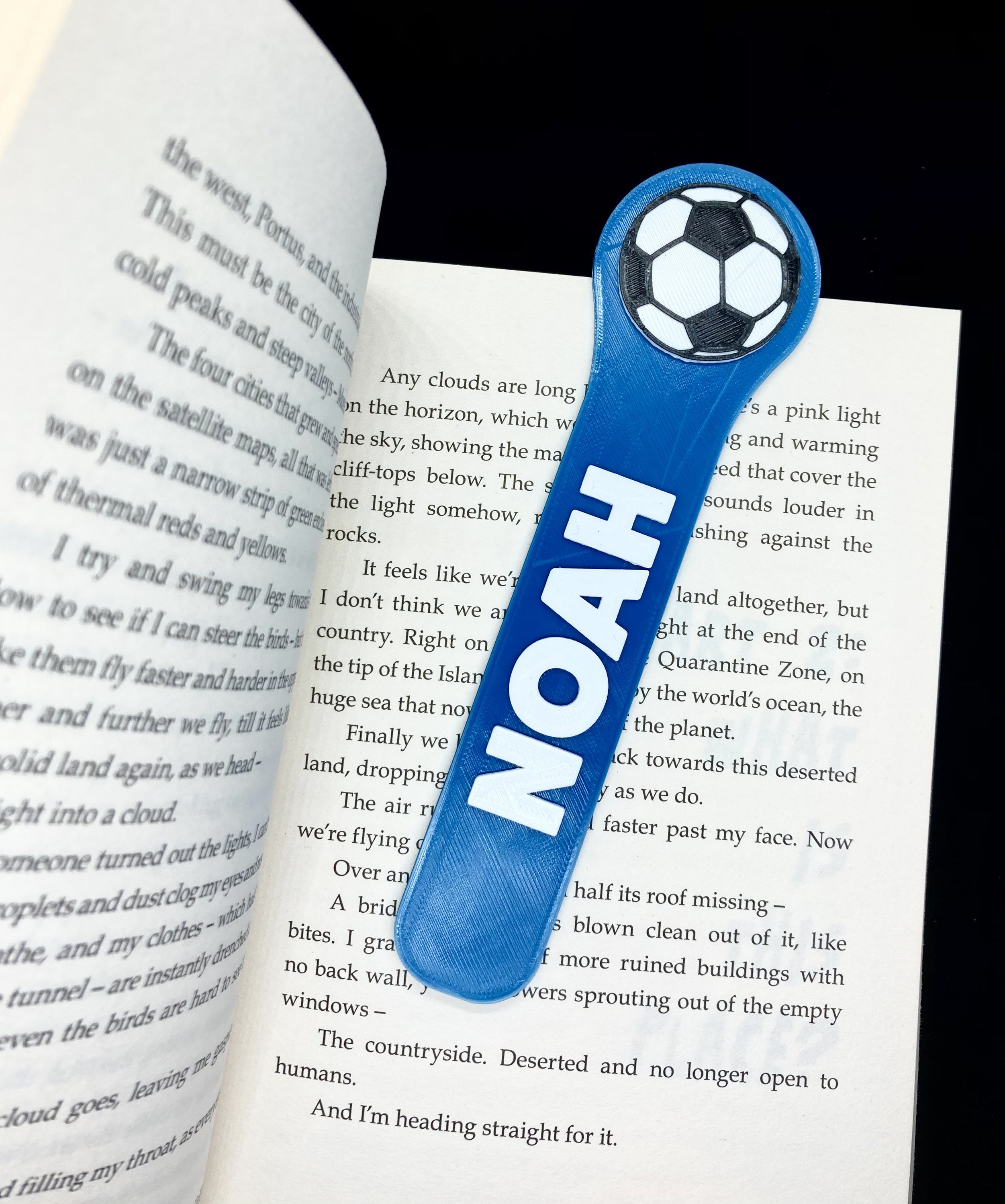 Personalised Football Bookmark add your name choose your | Etsy