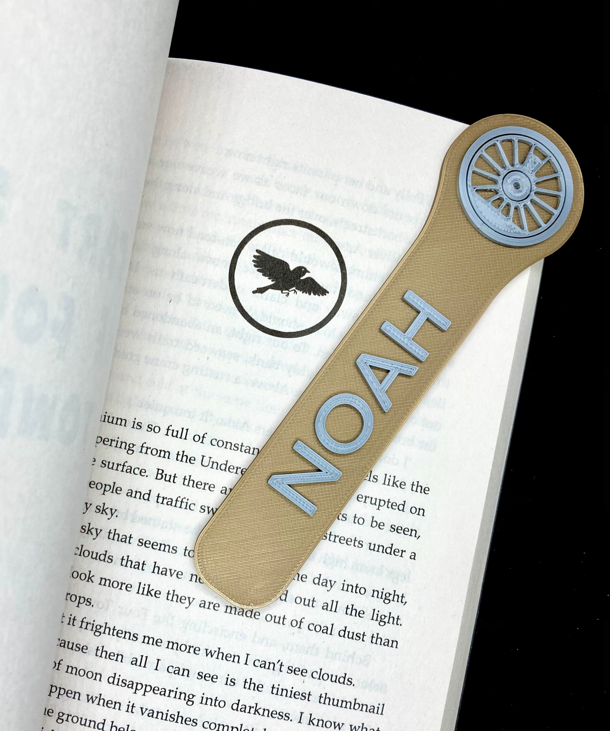 Personalised Train Bookmark Vintage style 3D printed gift | Etsy