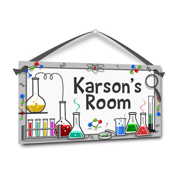 Science Room Door Sign - Etsy