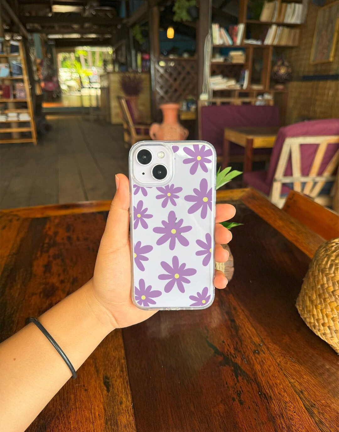 Y2K Purple Flowers Phone Case for iPhone 15 14 13 12 11 Pro - Etsy