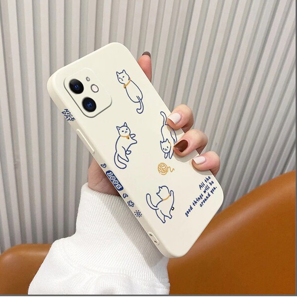Cat iPhone Case - Etsy