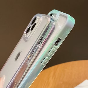 Protective Rainbow Laser Phone Case for iPhone 15 14 13 11 12 Pro Max ...