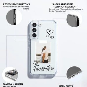 Personalized Custom Picture Photo Phone Case for Samsung Galaxy S24 S23 S22 S21 S20 Plus Image ...
