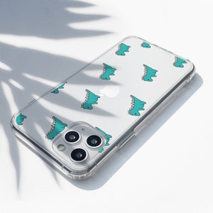 Cute Dinosaur Phone Case for iPhone 15 14 13 12 11 Pro Max Aesthetic ...