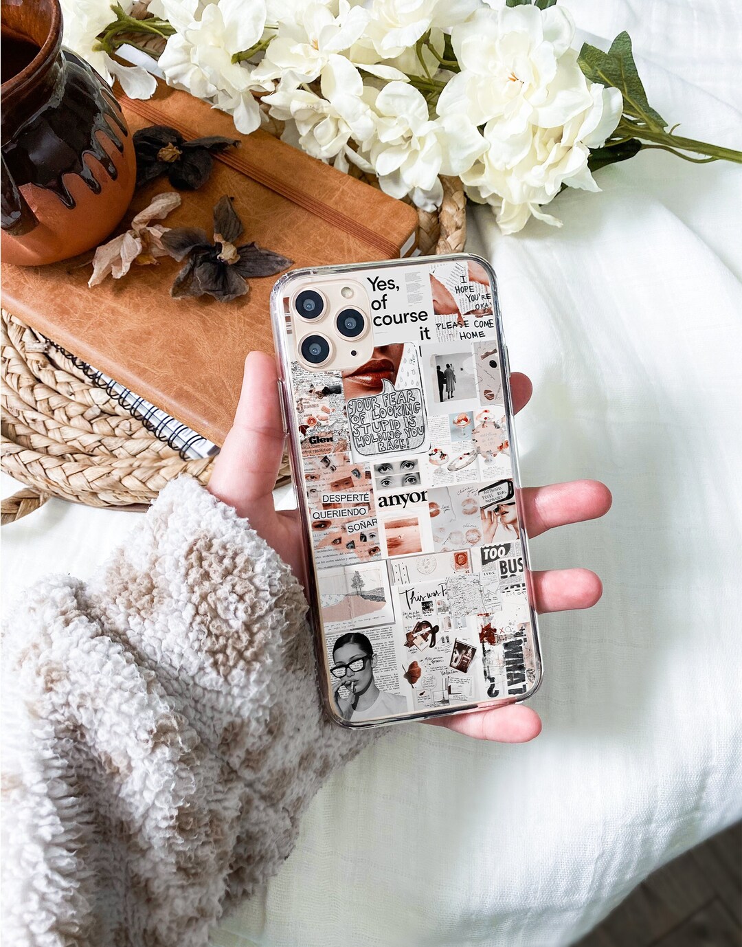 Aesthetic Collage Phone Case for iPhone 14 13 12 11 Pro Max Aesthetic ...