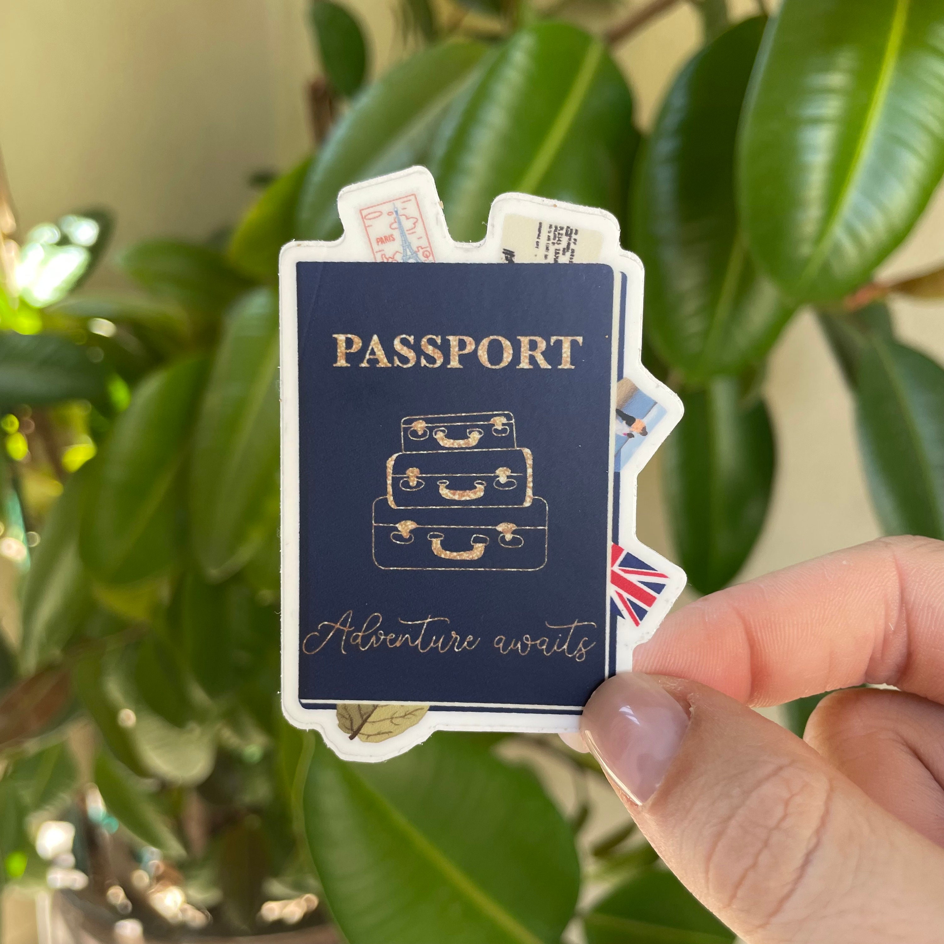 Passport Vinyl Sticker - Etsy