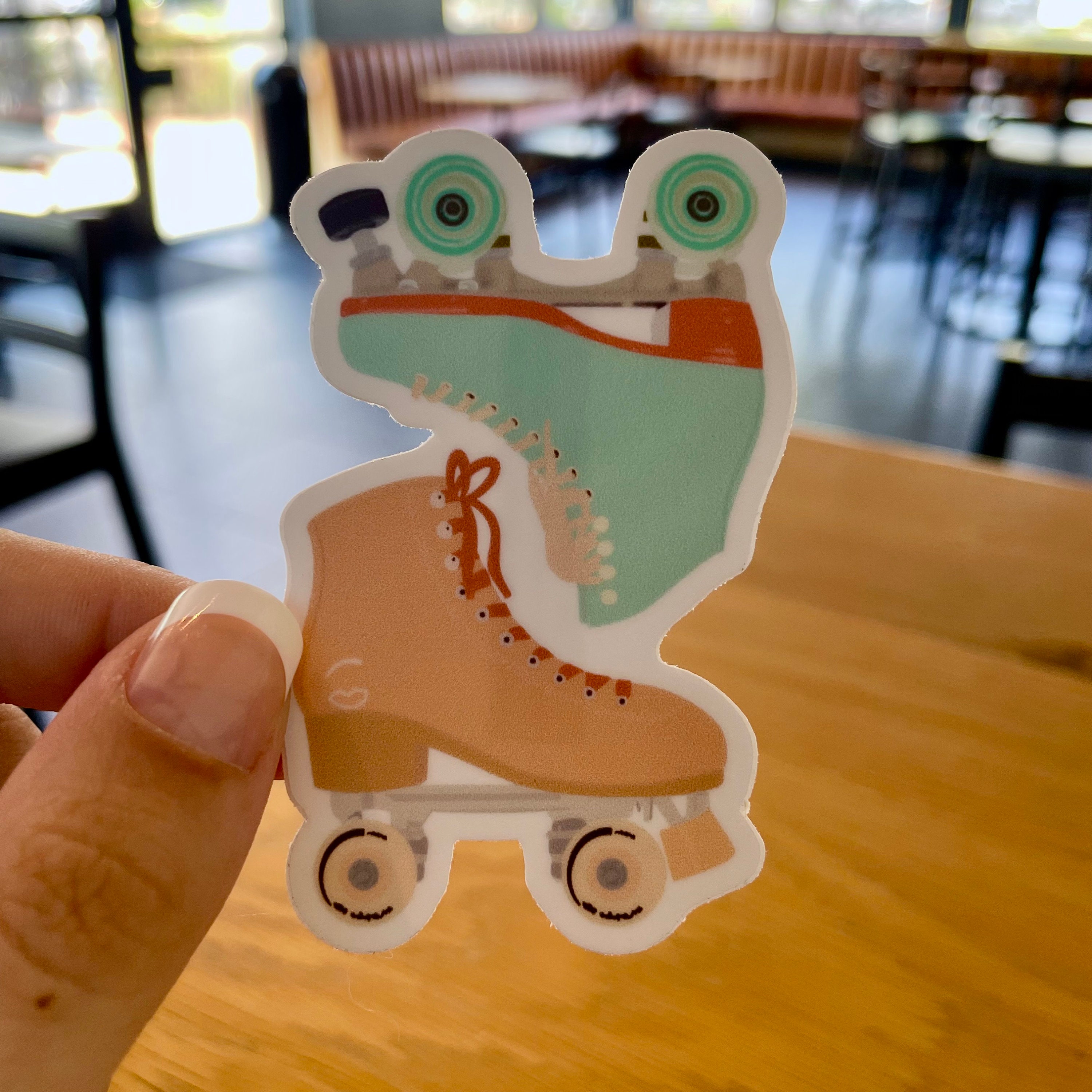 Roller Skate Vinyl Sticker - Etsy