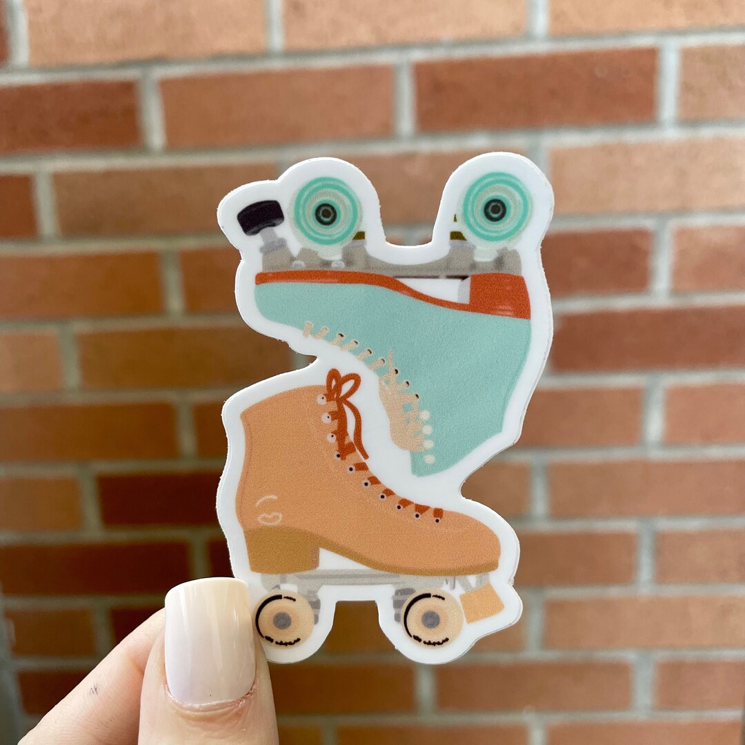 Roller Skate Vinyl Sticker - Etsy