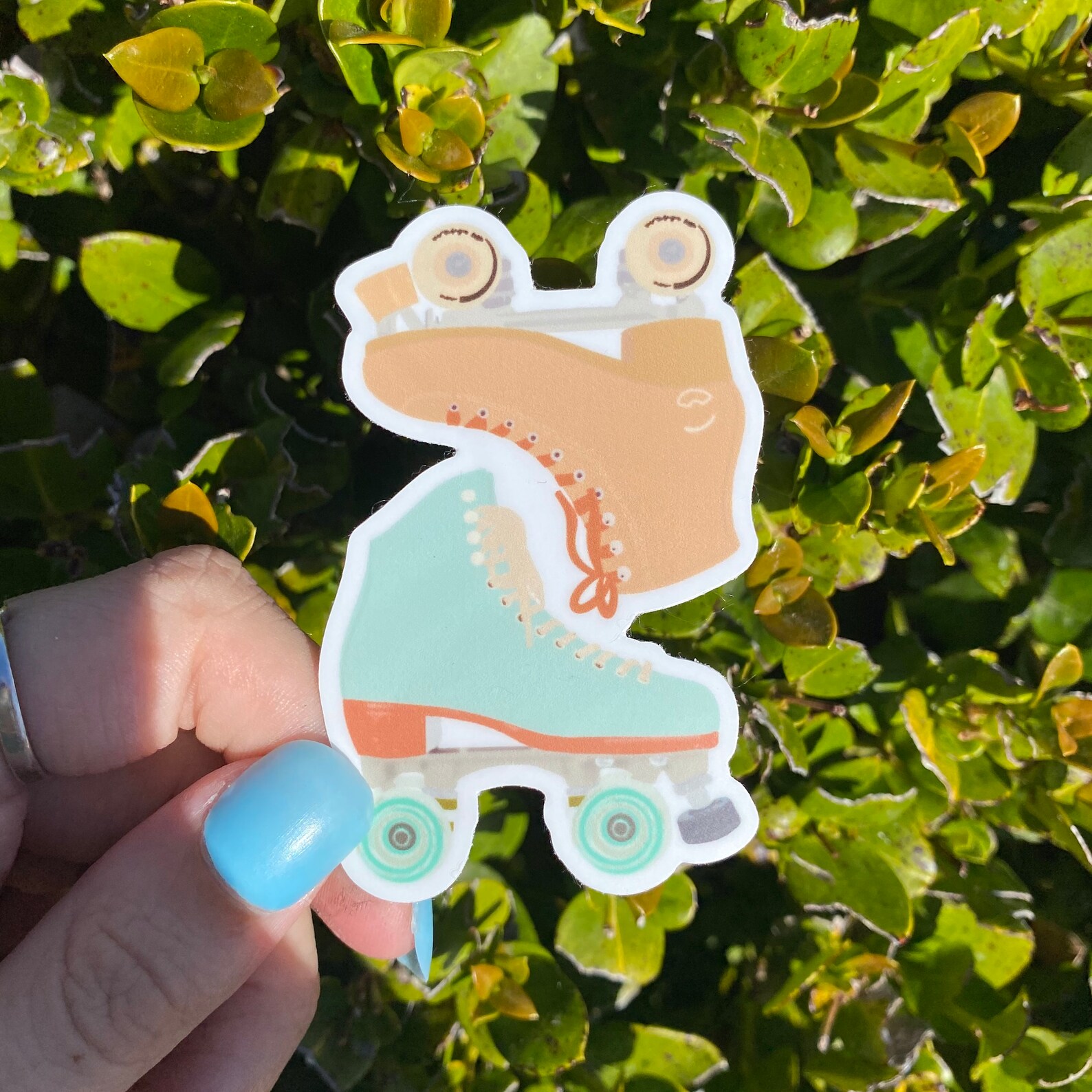 Roller Skate Vinyl Sticker - Etsy