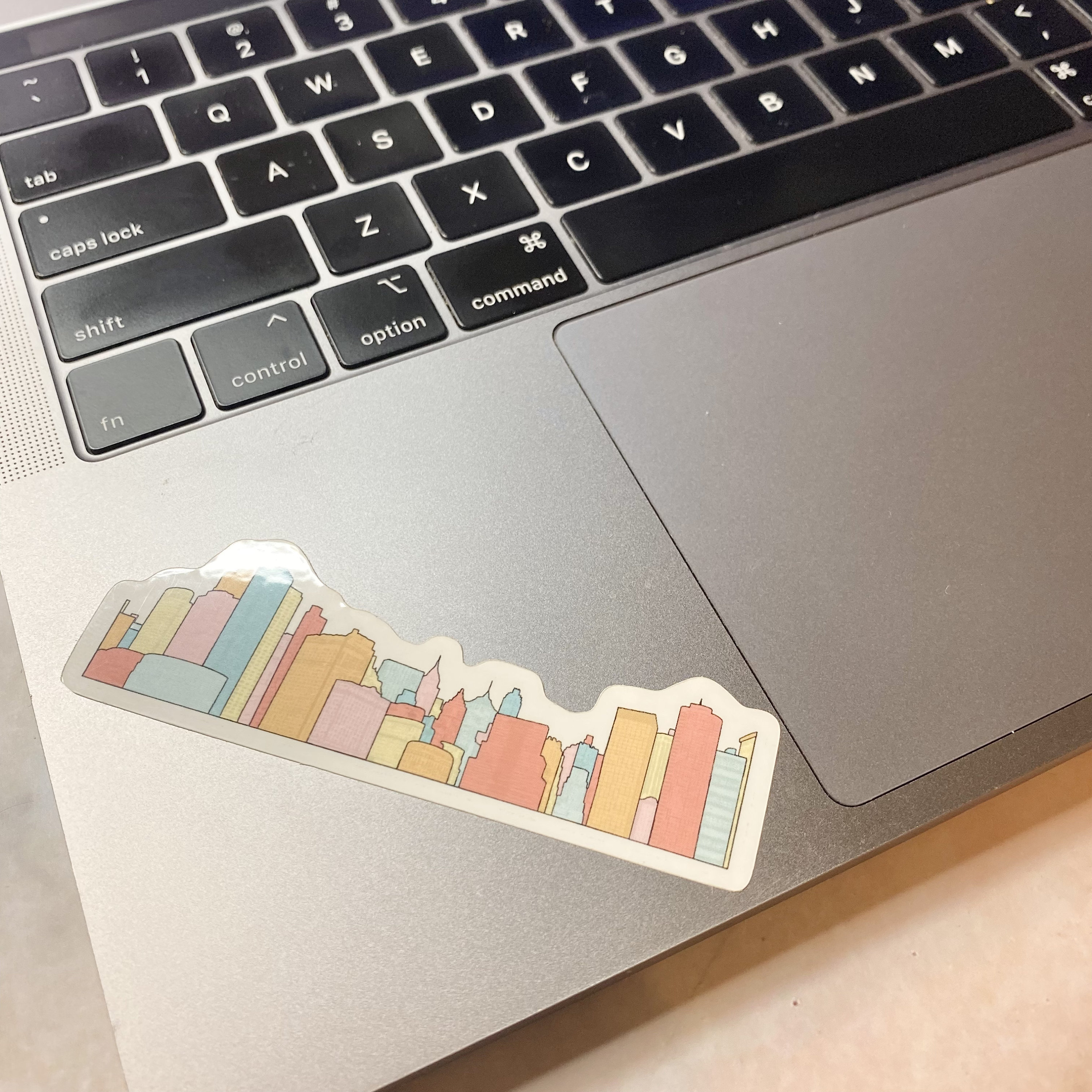 Pastel New York Skyline Vinyl Sticker | Etsy