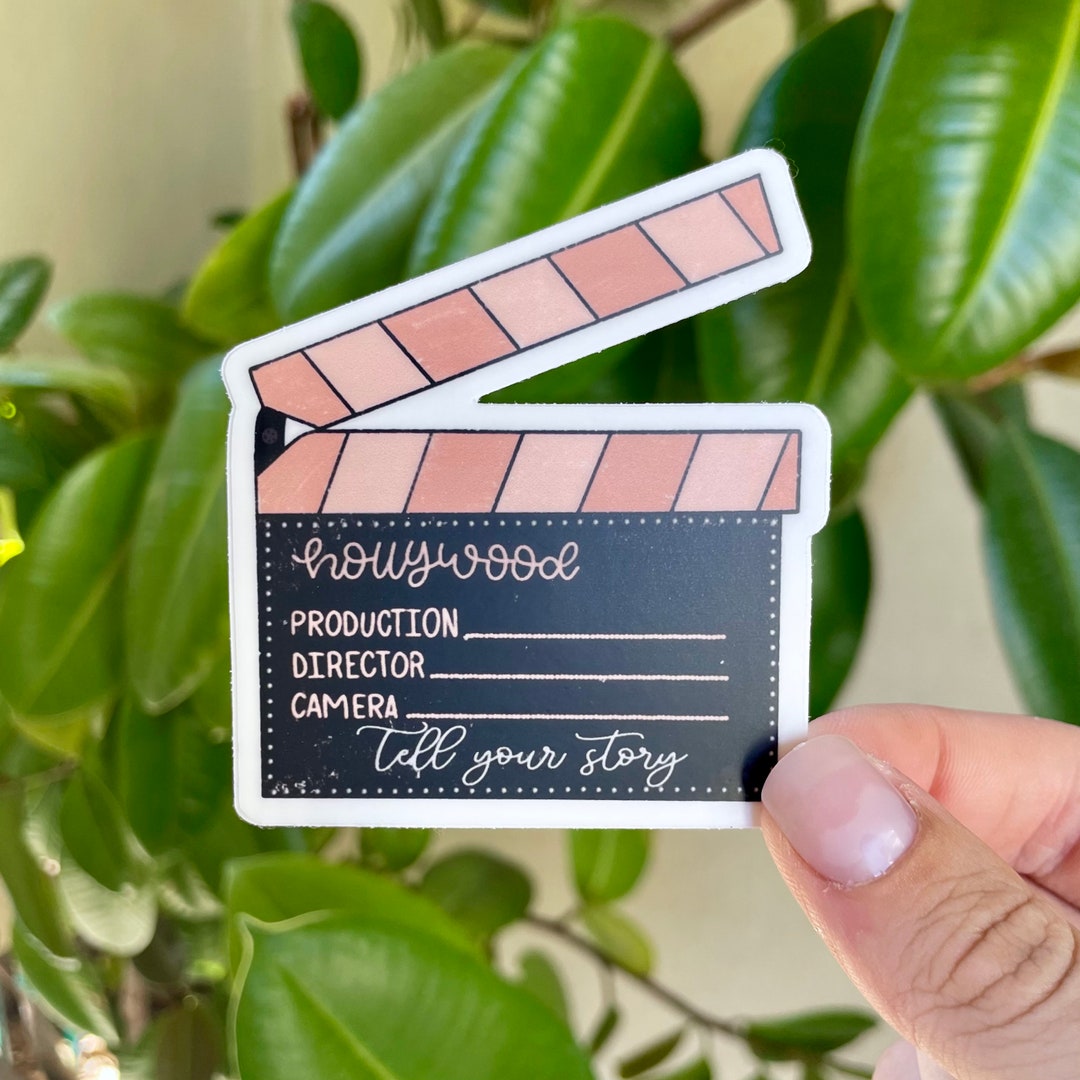 Movie Clapperboard Vinyl Sticker - Etsy