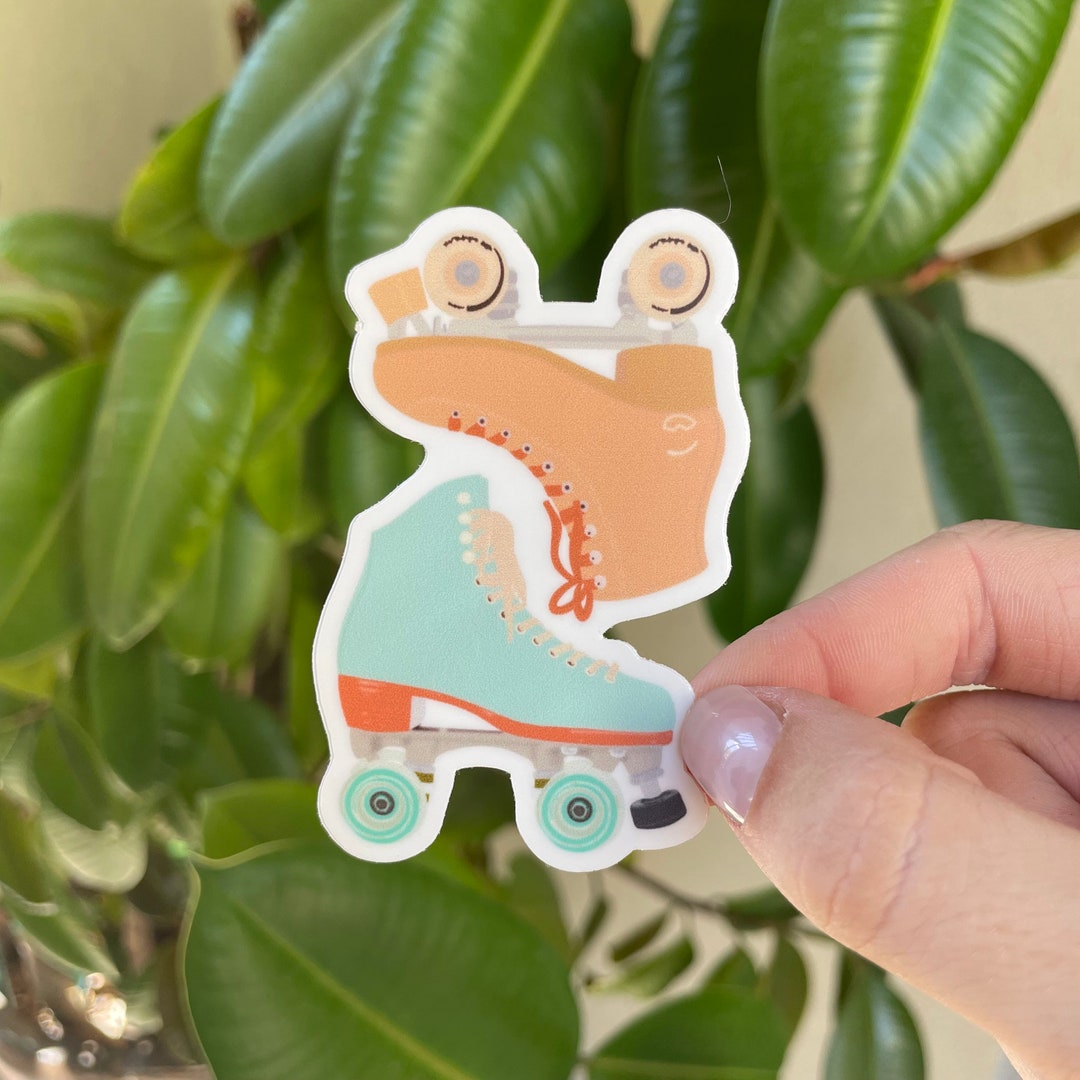 Roller Skate Vinyl Sticker - Etsy