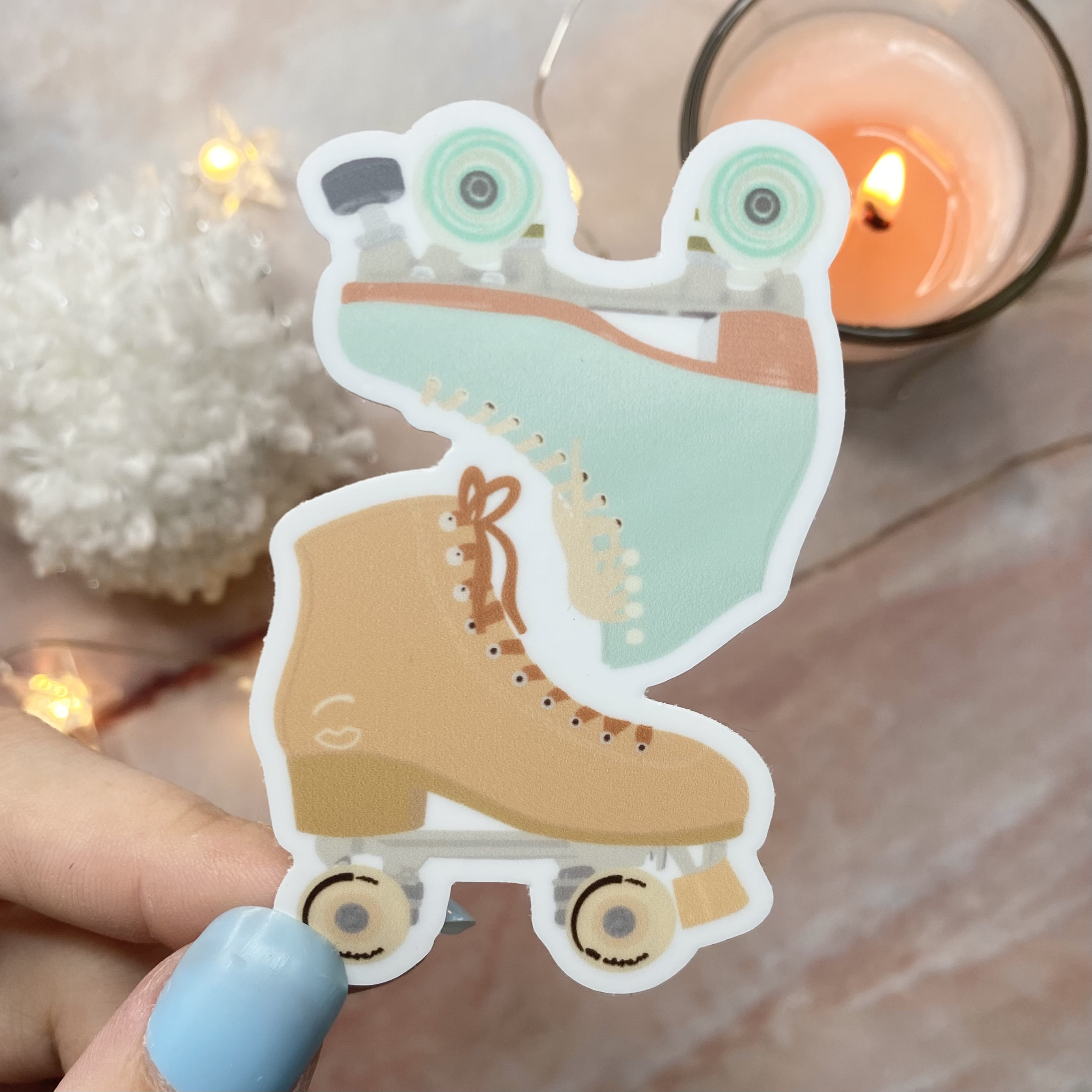 Roller Skate Vinyl Sticker - Etsy