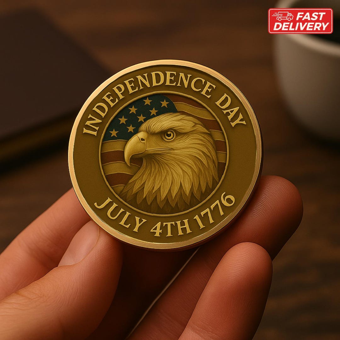 4th of July Commemorative Coin | USA Independence Day | Anniversary ...