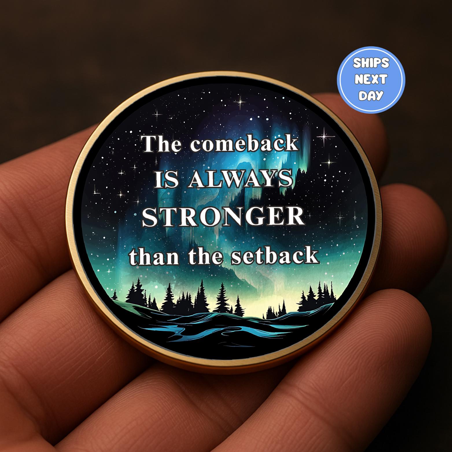 Personalized Sobriety Coin Any Year | Wolf's Path AA Chip | Custom ...