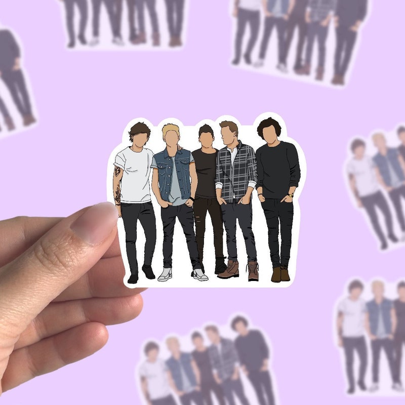 One Direction Stickers - Etsy