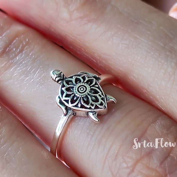 Turtle Toe Ring - Etsy