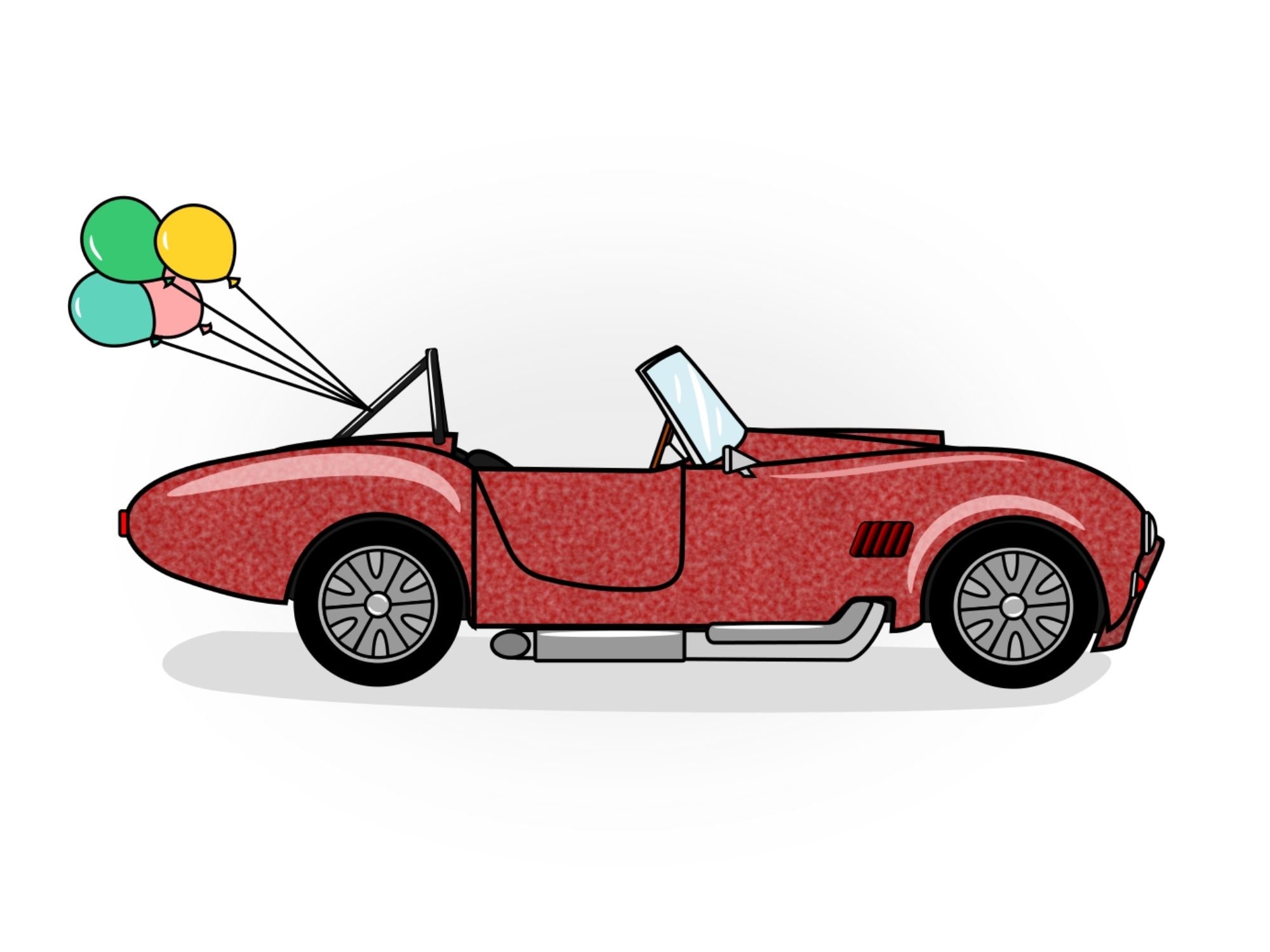 Red Car Digital Download Printable Artwork - Etsy