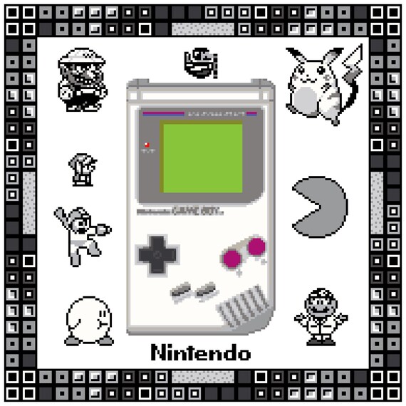 Gameboy Cast of Characters | Etsy