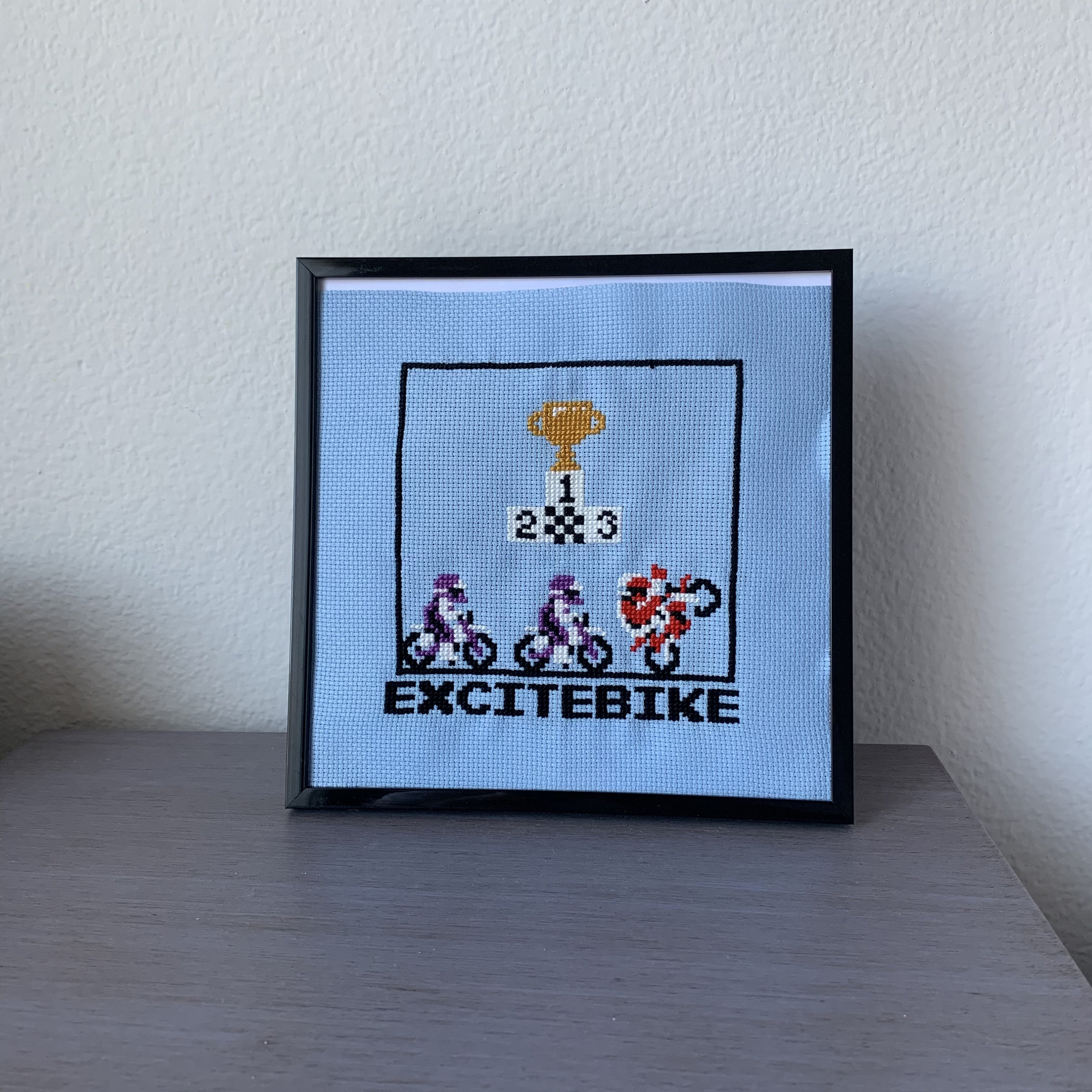 NES Excitebike Cross Stitch Pattern - Etsy