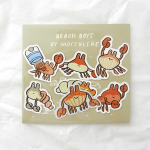 Beach Boys Sticker Pack by Mocculere / Die Cut Vinyl Stickers ...